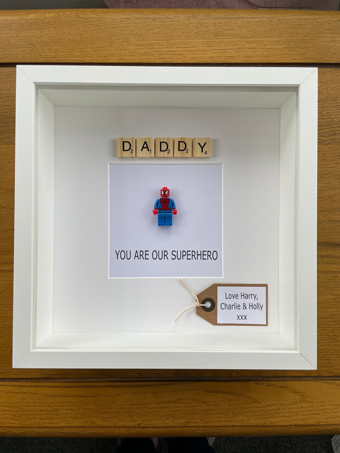 Daddy Superhero Frame, Daddy Frame, Fathers Day Gift, Fathers Day Frame ...