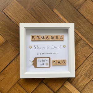 Personalised Engagement Frame Engagement Photo Frame - Etsy UK