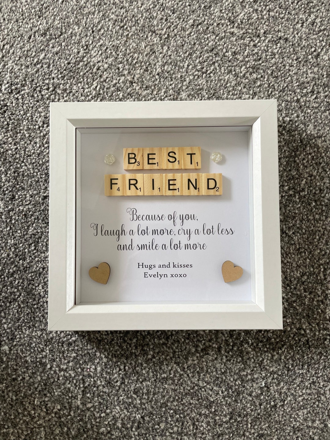 Friend Frame, Personalised Frame, Gift for A Friend, Friend Gift, Gift ...