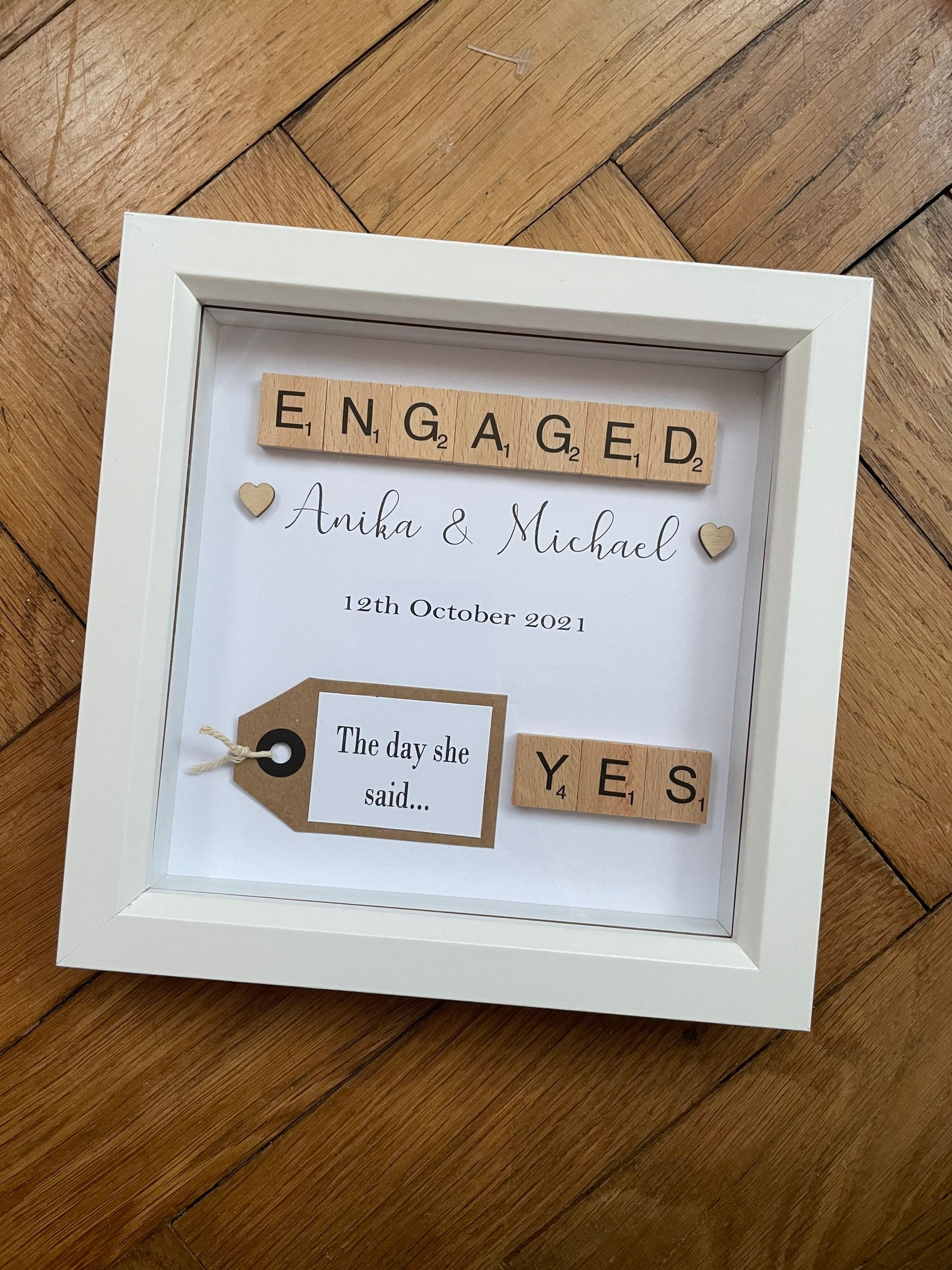 Personalised Engagement Frame Engagement Photo Frame - Etsy UK