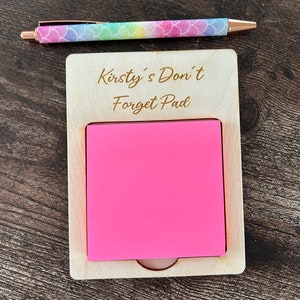 Post It Note Holder, Post It Holder, Personalised Post It Holder, Funny ...