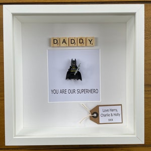 Daddy Superhero Frame, Daddy Frame, Fathers Day Gift, Fathers Day Frame ...