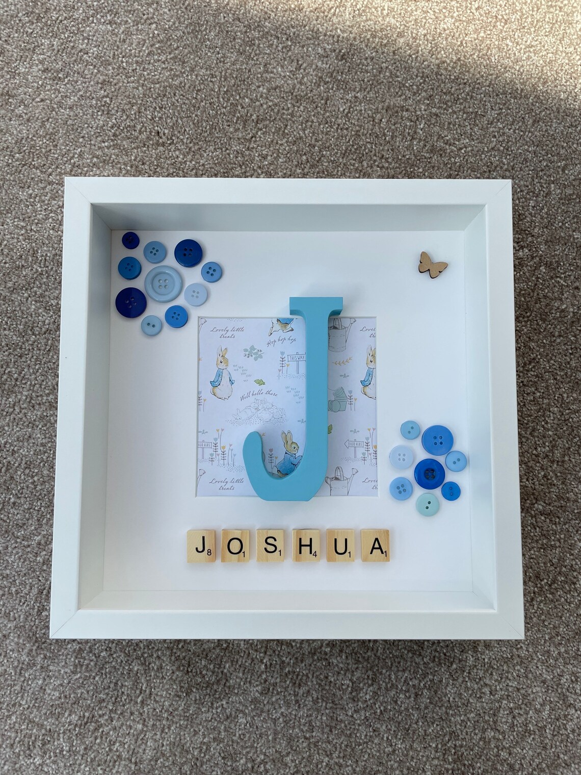 Birthday Frame New Baby Frame Personalised Frame Baby Girl - Etsy