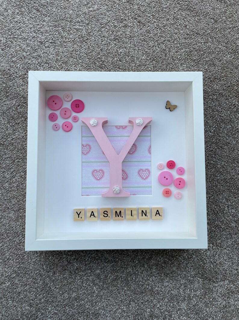 Birthday Frame New Baby Frame Personalised Frame Baby Girl - Etsy