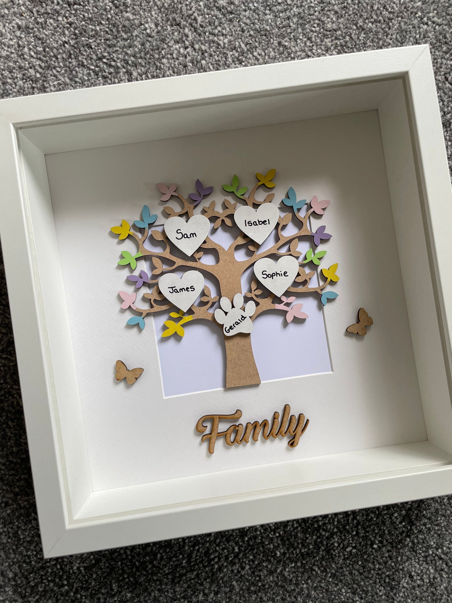 Family Tree Frame Family Frame Tree Frame Family Gift - Etsy