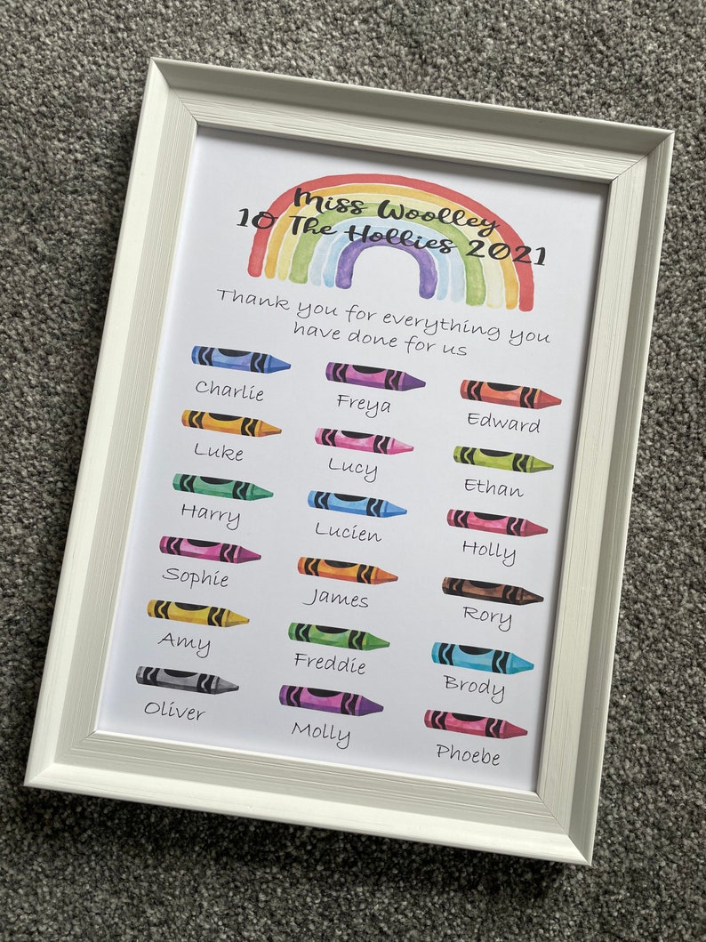 Teacher Gift Teacher Print Retirement Gift Retirement Gift - Etsy UK