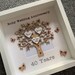 Ruby Wedding Anniversary Frame Wedding Gift Personalised - Etsy
