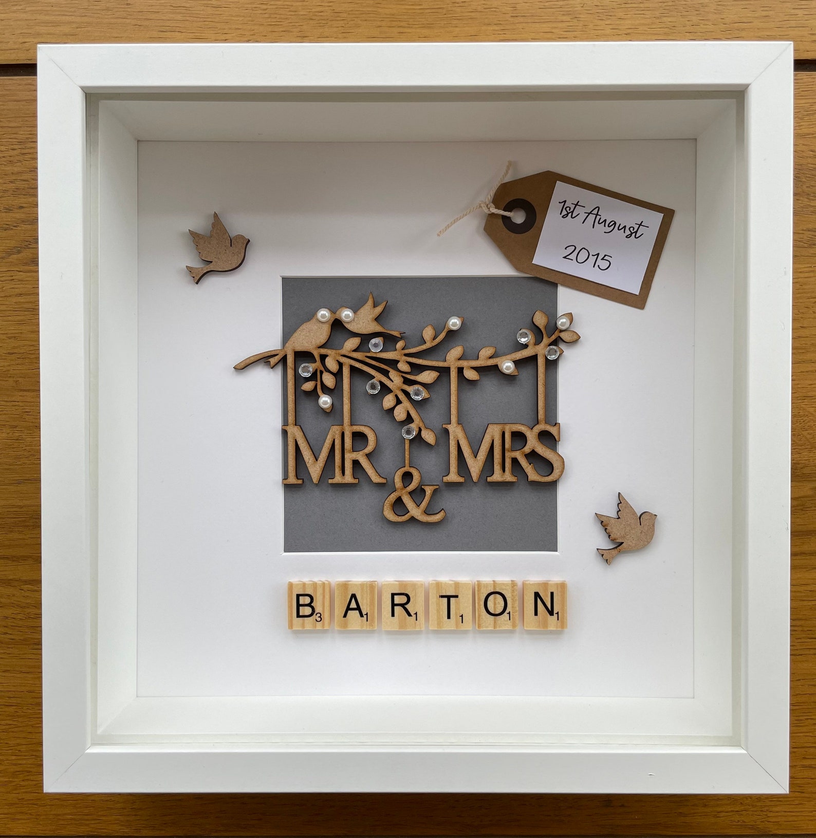 Wedding Day Gift Wedding Day Frame Personalised Frame Gift - Etsy