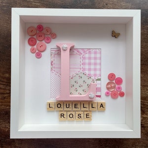 Birthday Frame New Baby Frame Personalised Frame Baby Girl - Etsy