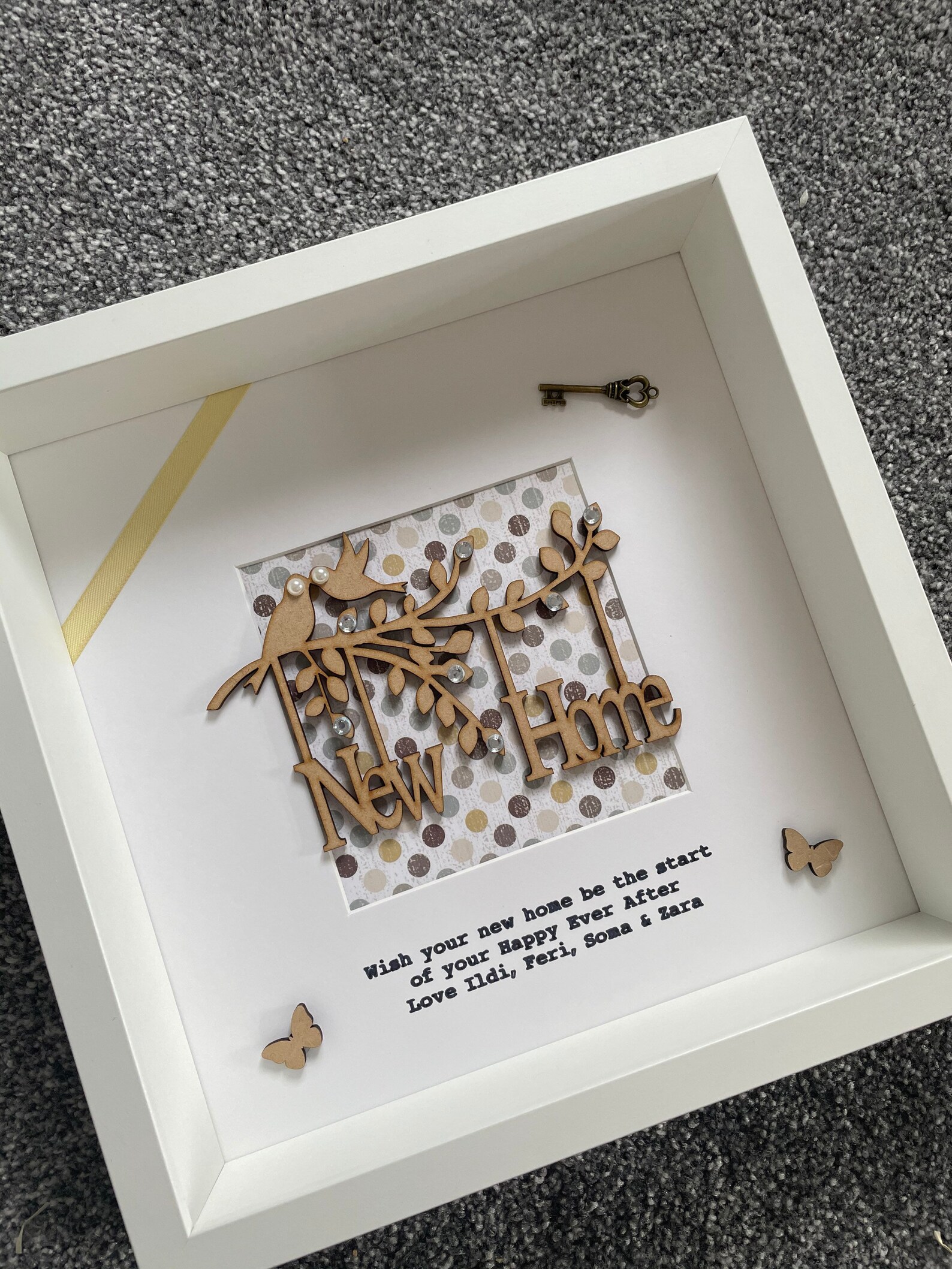 New Home Gift New Home Frame Family Gift Gift For Family | Etsy