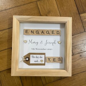 Personalised Engagement Frame Engagement Photo Frame | Etsy