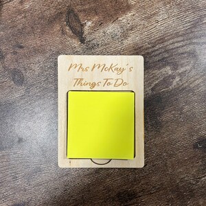 Post It Note Holder, Post It Holder, Personalised Post It Holder, Funny ...