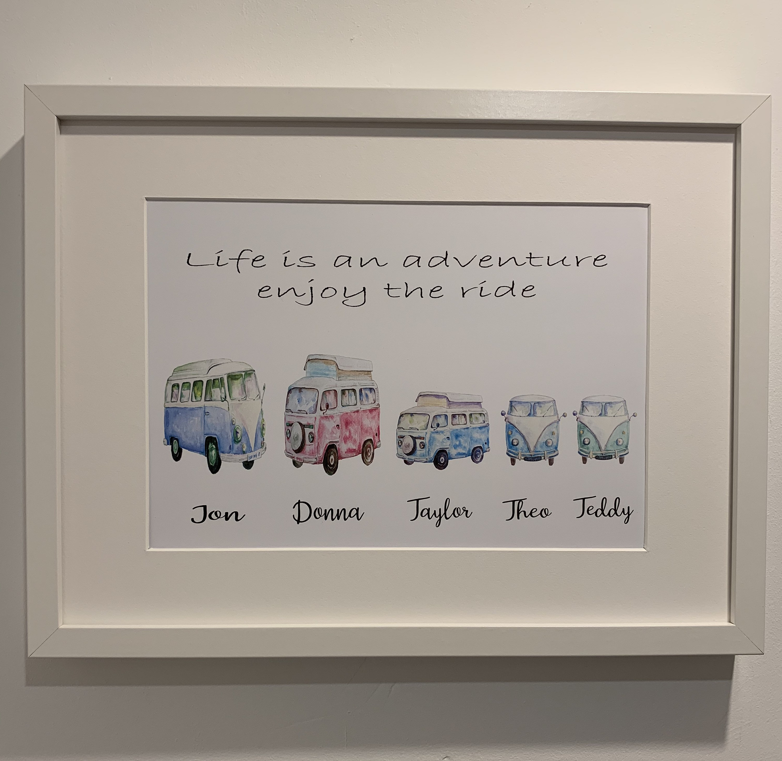 Campervan Print Camper Van T Campervan Print Campervan Etsy Uk