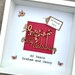Ruby Wedding Anniversary Frame, Wedding Gift, Personalised, 40th ...