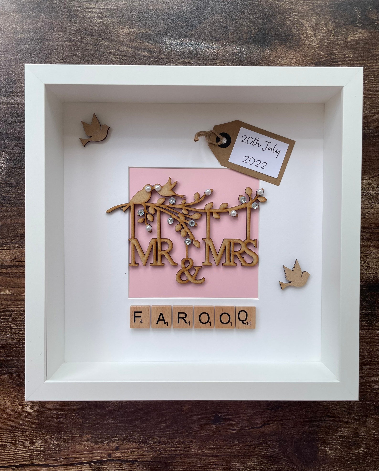 Wedding Day Gift Wedding Day Frame Personalised Frame Gift - Etsy