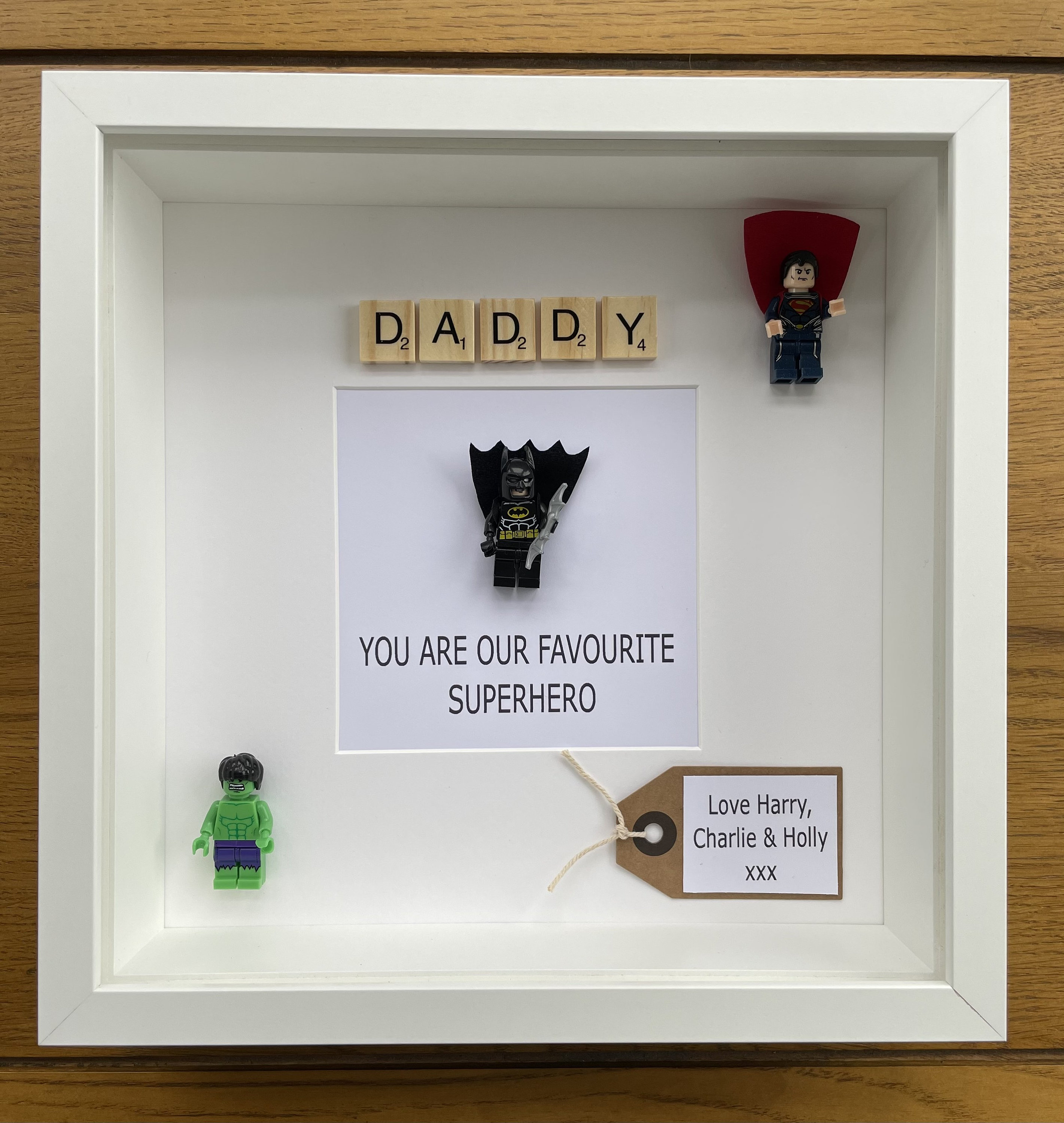 Daddy Superhero Frame Daddy Frame Fathers Day Gift Fathers - Etsy UK