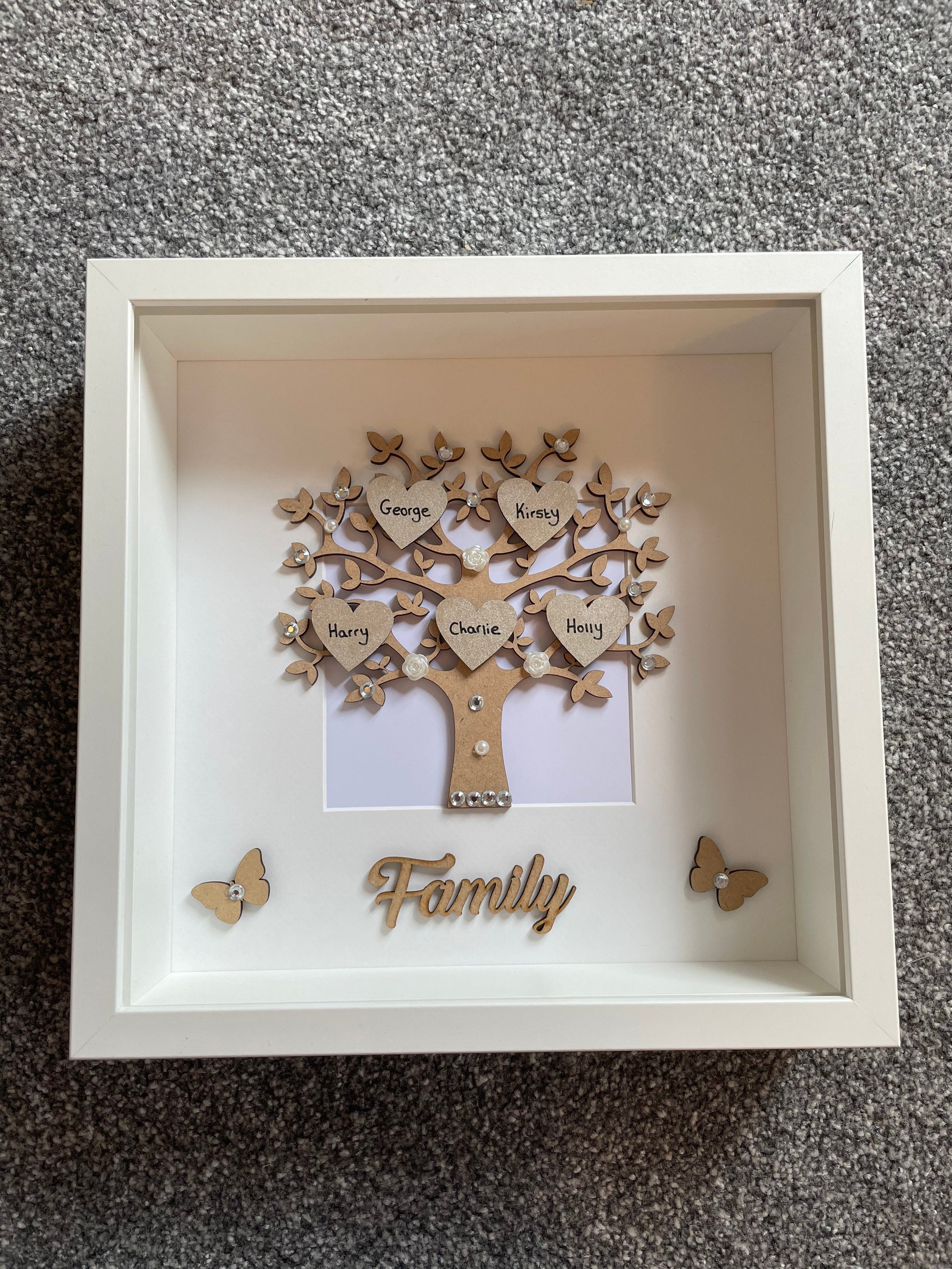 Family Tree Frame Family Frame Tree Frame Family Gift | Etsy