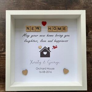 New Home Gift, New Home Frame, Home Warming Gift, New House Gift ...