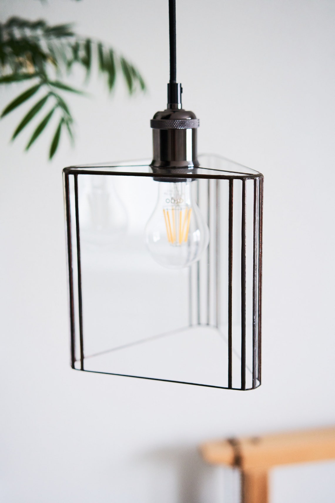 Glass Ceiling Light / Pendant Light / Stained Glass Light / - Etsy