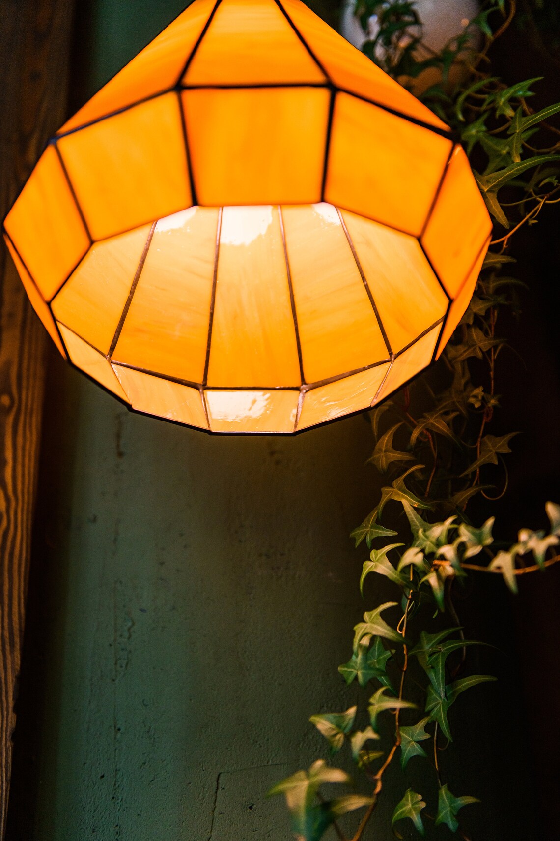 Stained Glass Light / Color Pendant Light / Light Fixtures / - Etsy