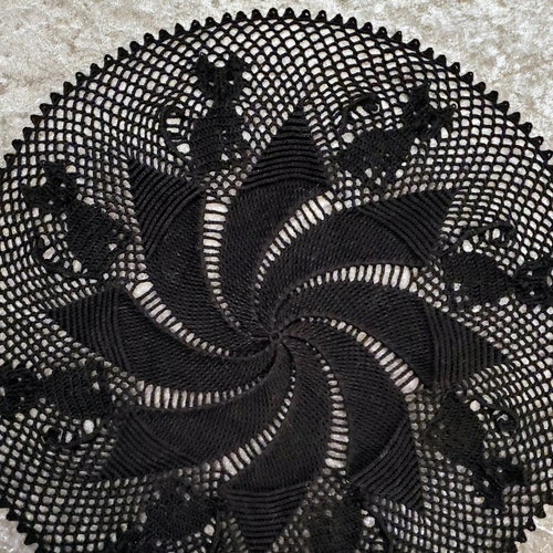 Shadow Cat Pinwheel Doily Pattern - Etsy