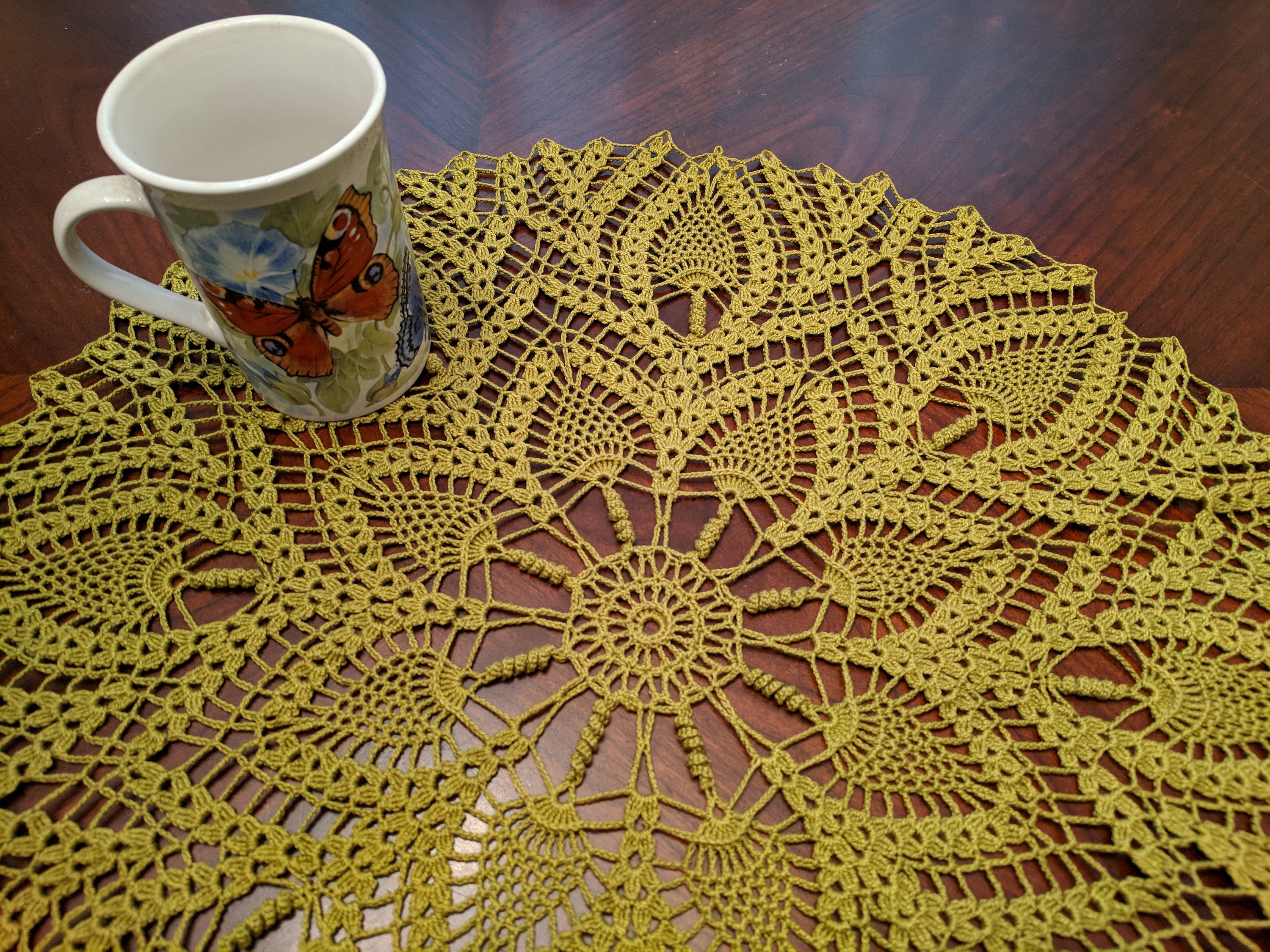 Starring: Pineapples Doily Pattern - Etsy