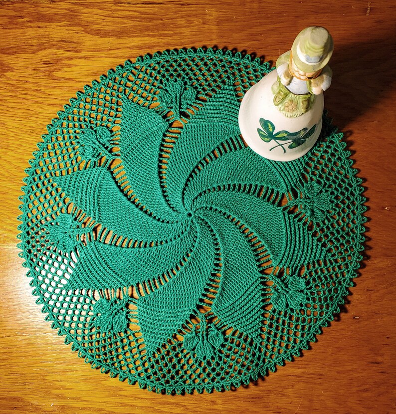 Shamrock Pinwheel Doily Pattern - Etsy
