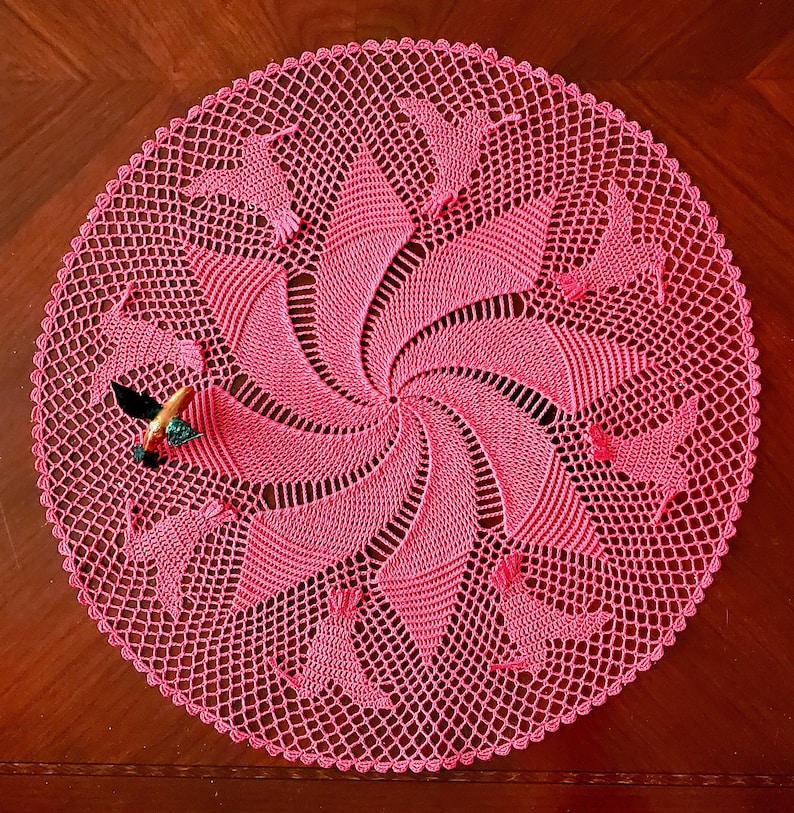 Hummingbird Pinwheel Doily Pattern - Etsy