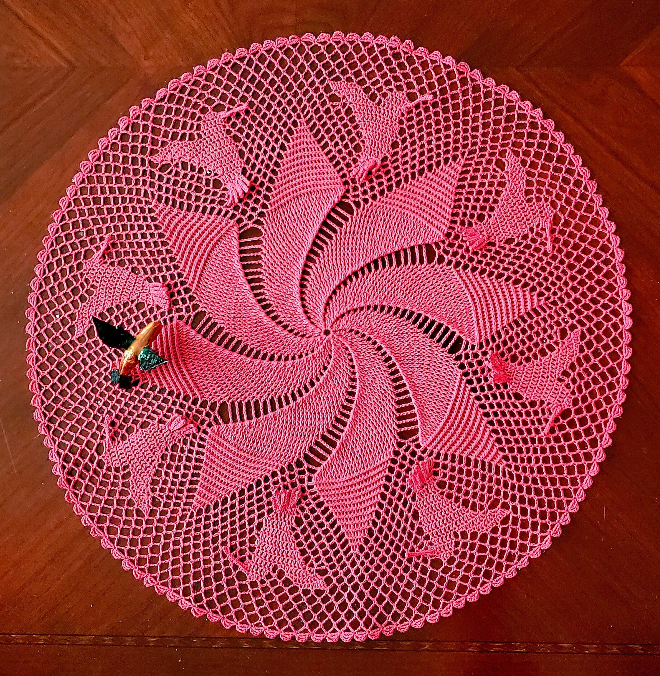 Hummingbird Pinwheel Doily Pattern - Etsy