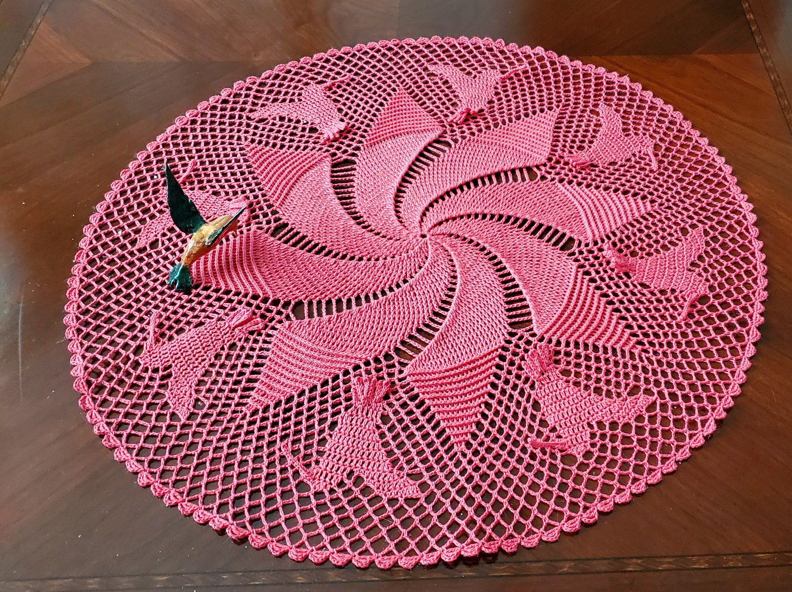 Hummingbird Pinwheel Doily Pattern - Etsy