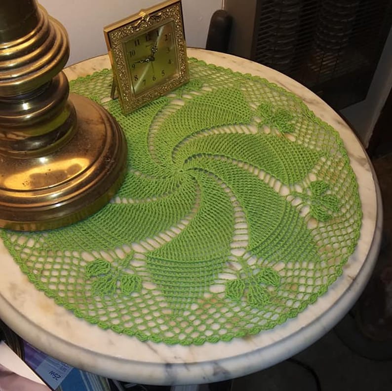 Shamrock Pinwheel Doily Pattern - Etsy