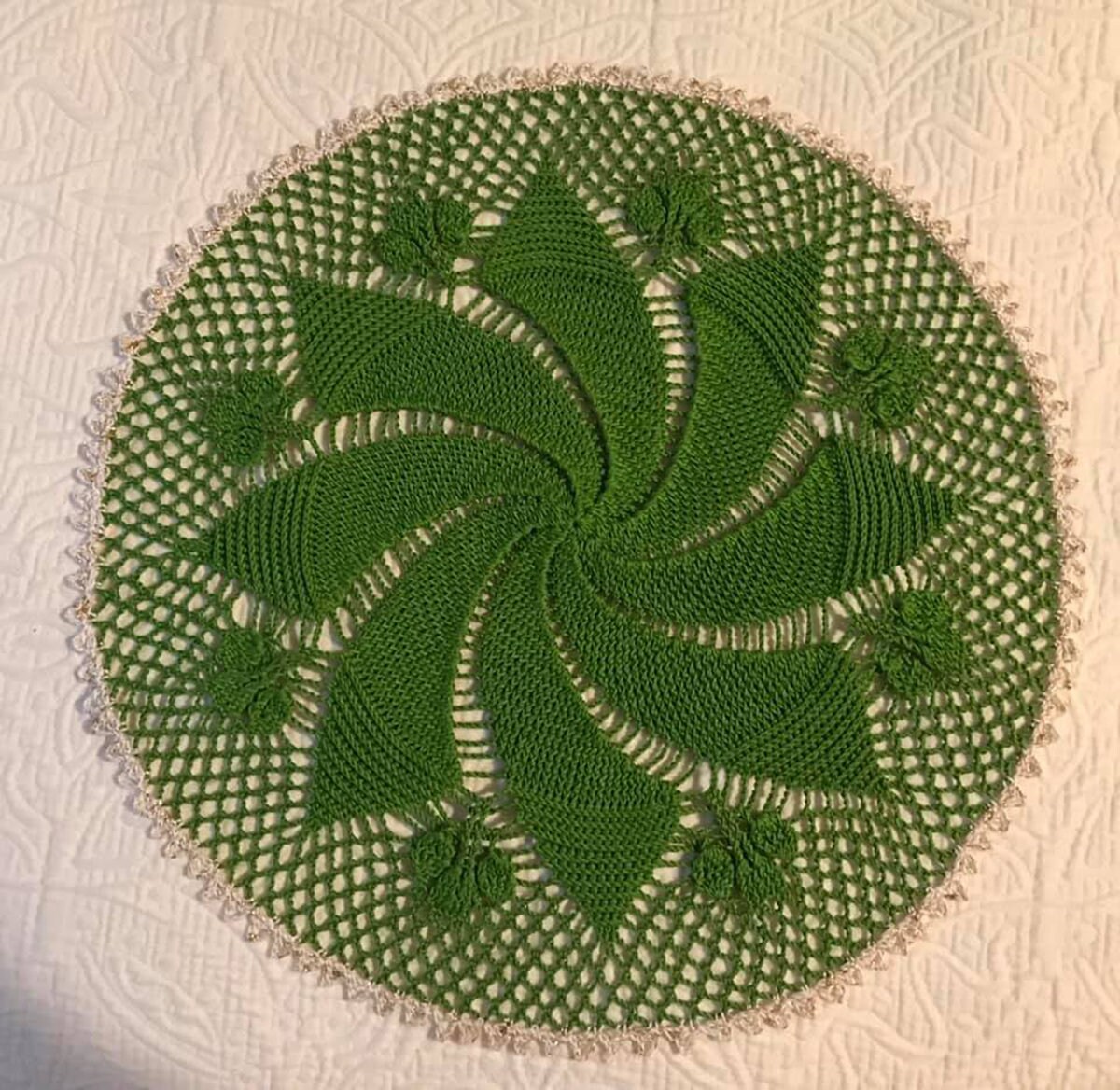 Shamrock Pinwheel Doily Pattern - Etsy