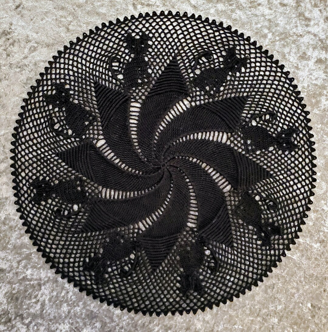 Shadow Cat Pinwheel Doily Pattern - Etsy
