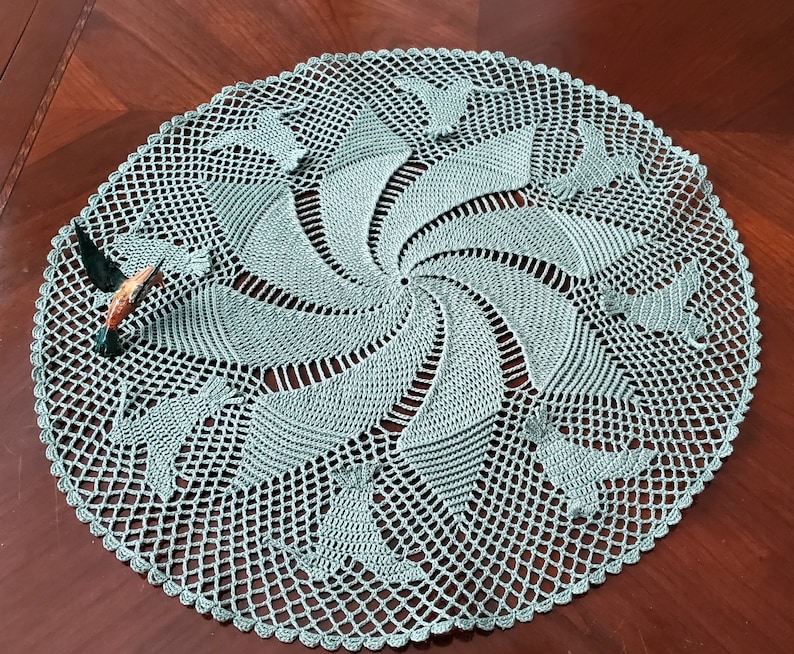 Hummingbird Pinwheel Doily Pattern - Etsy