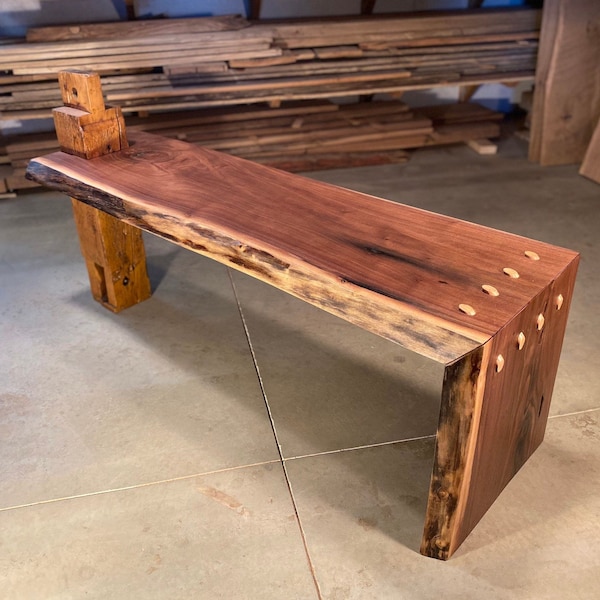 Barn Wood Bench - Etsy