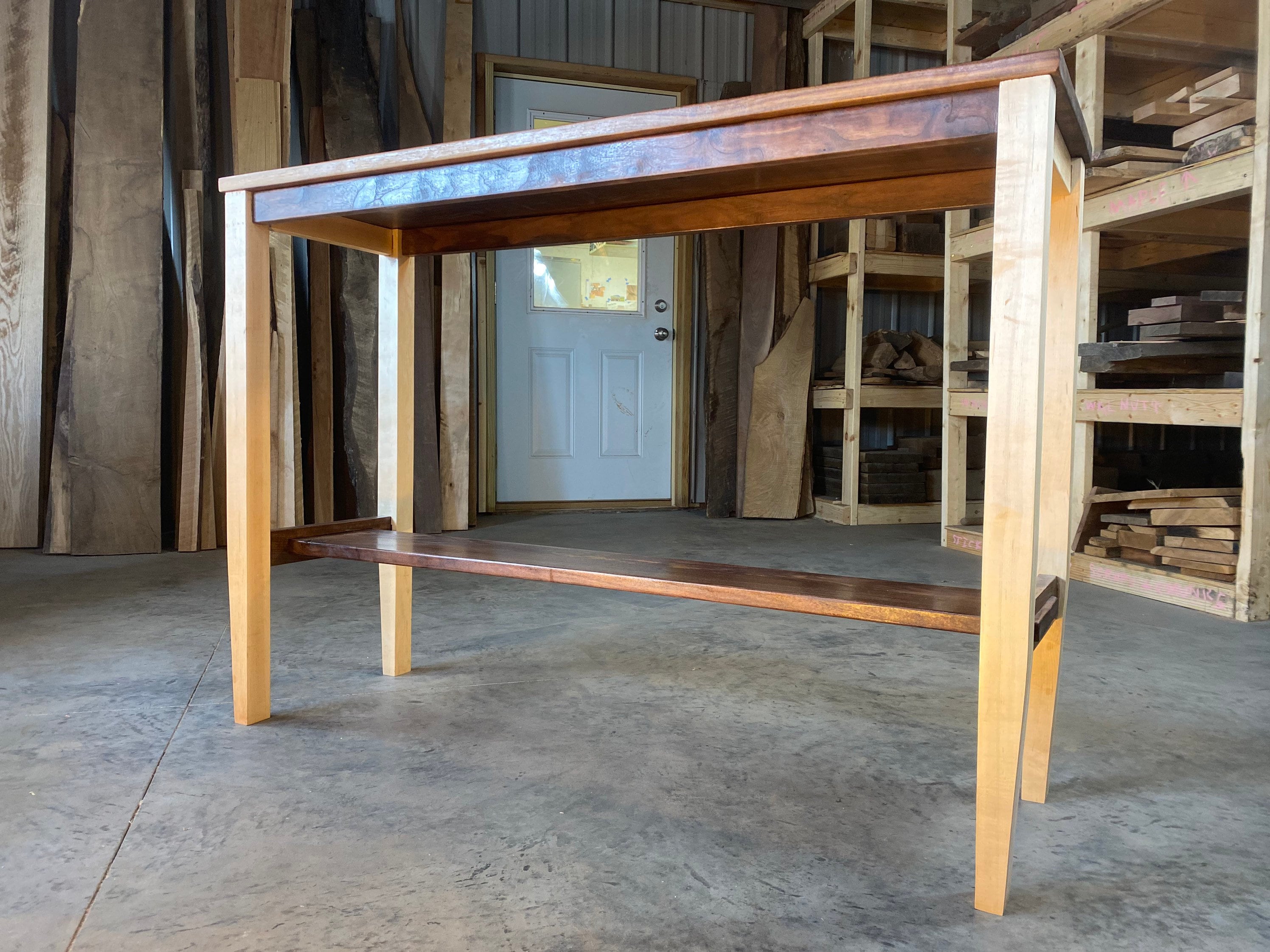 Sofa Table | Walnut | Maple | Entryway Table | Joinery | No Fasteners ...