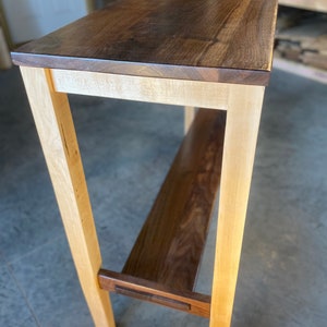 Sofa Table | Walnut | Maple | Entryway Table | Joinery | No Fasteners ...