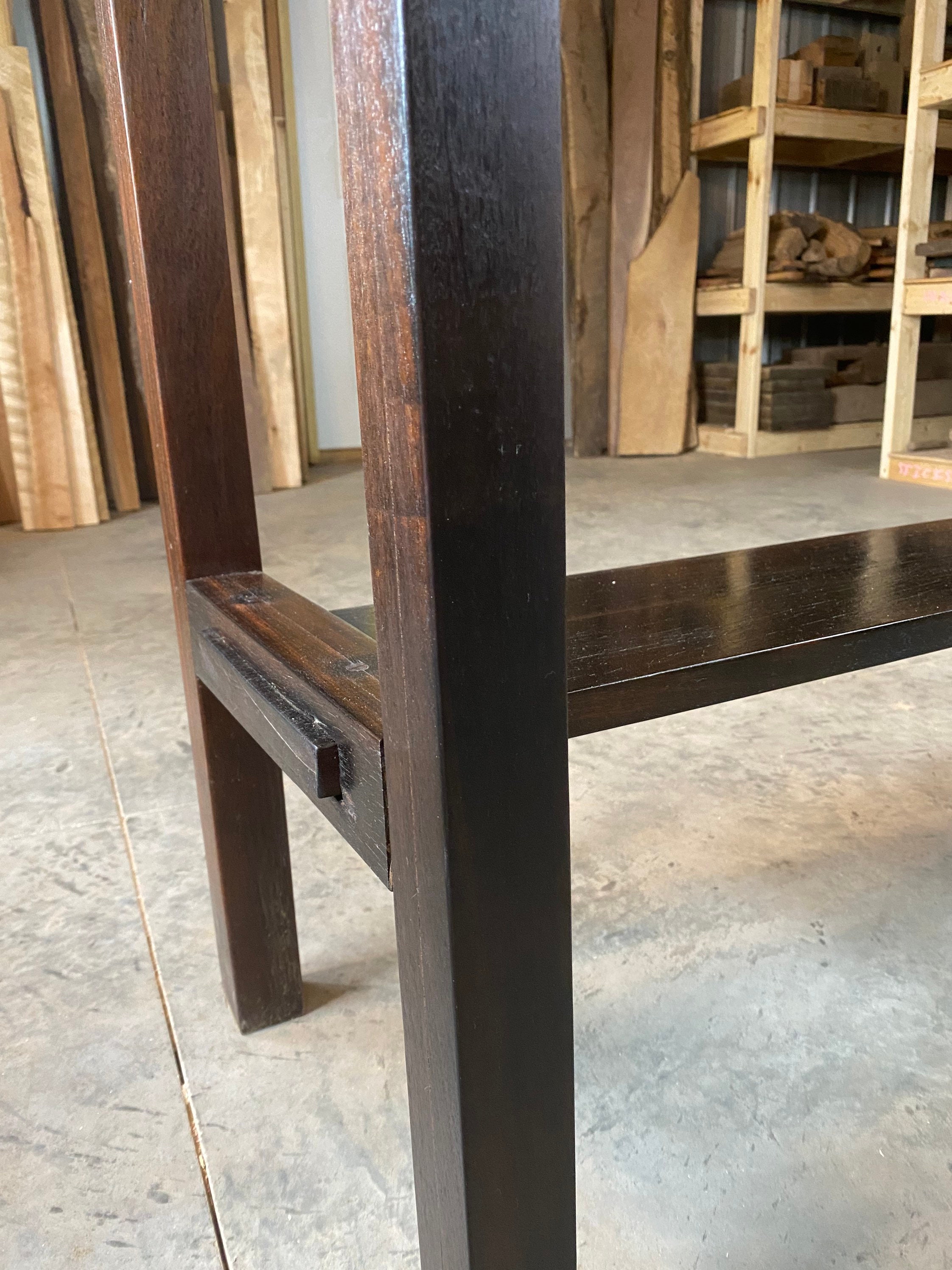 Sofa Table Torched Teak Wood Sho Sugi Ban Entryway Table Joinery No ...