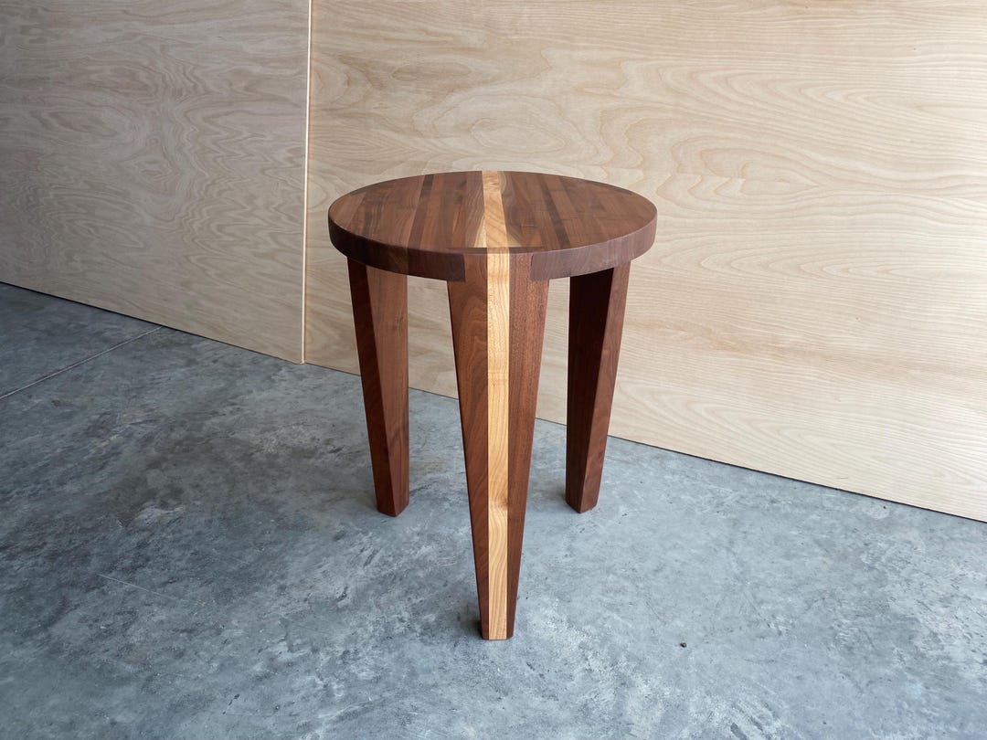 Round End Table | Circle | Cherry | Wood | Dovetail | Handmade ...