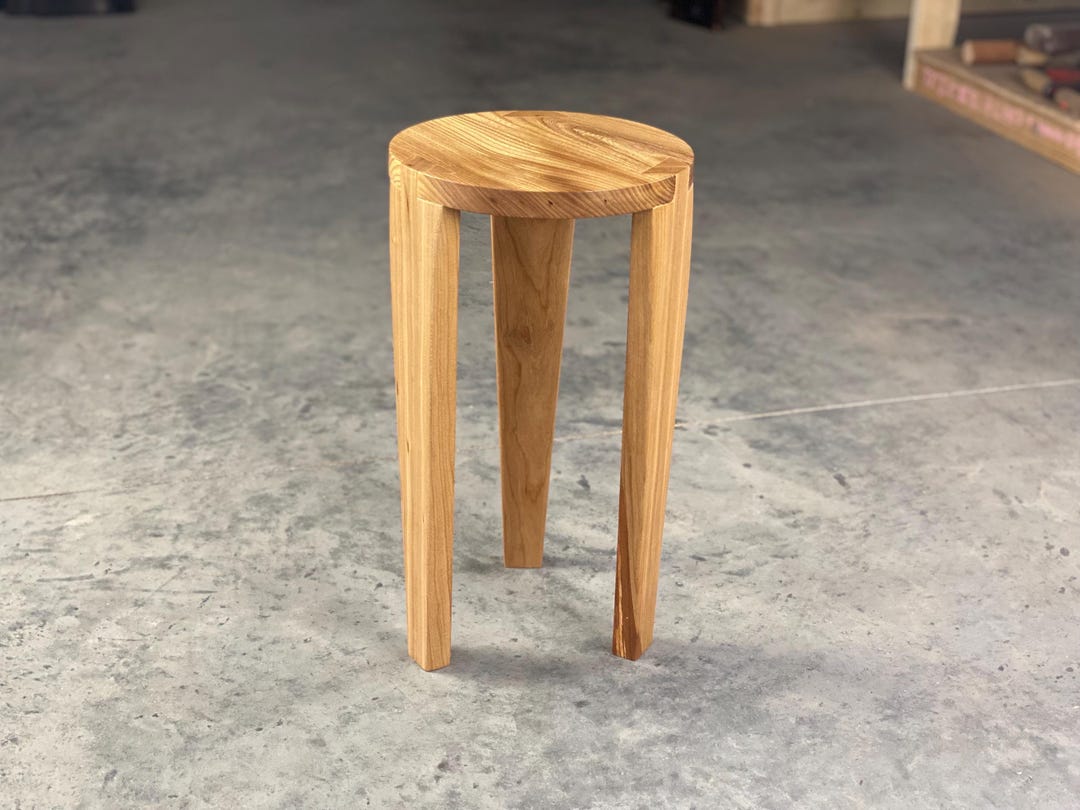 Round End Table | Circle | Cherry | Wood | Dovetail | Handmade ...