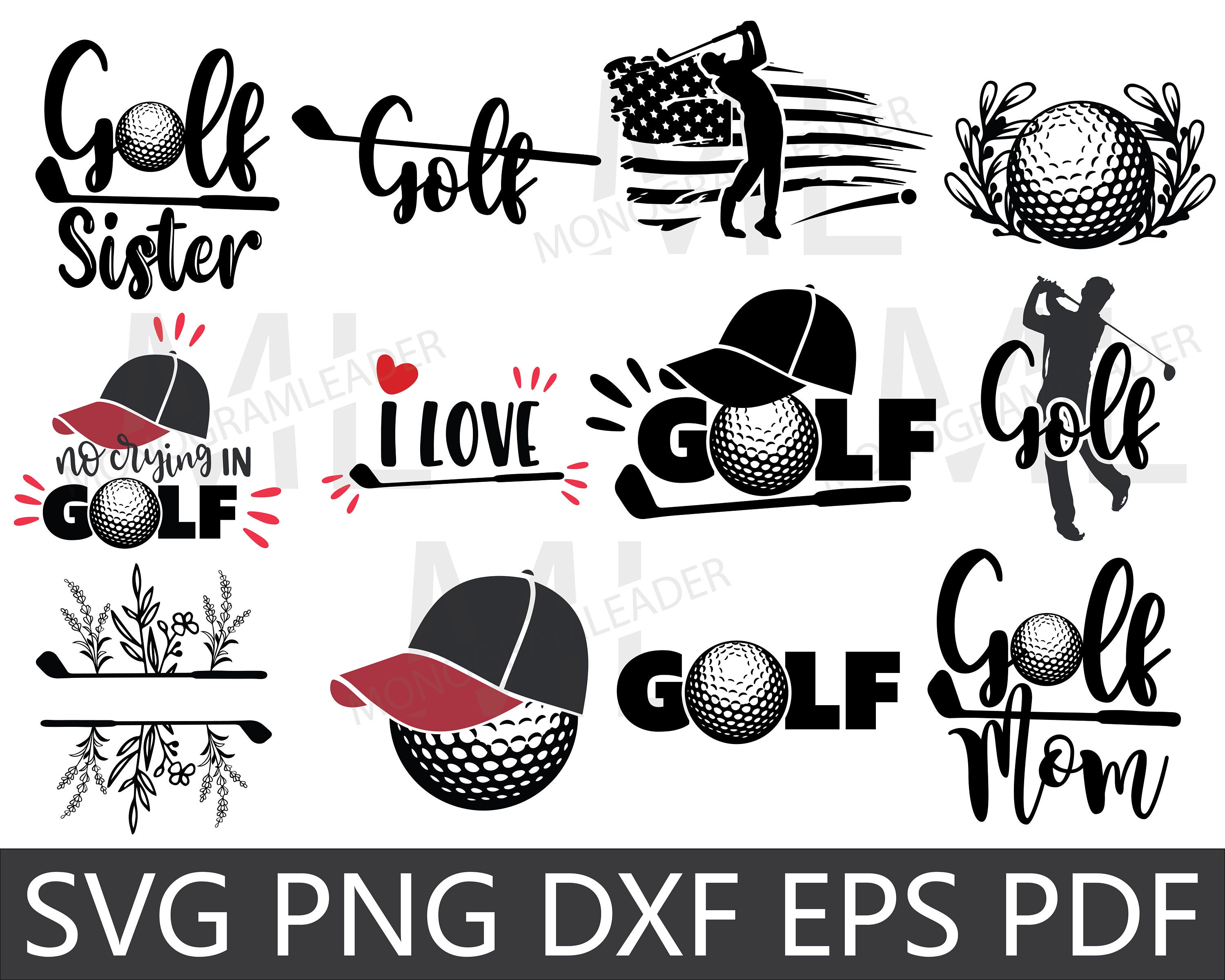 Golf Svg Golf SVG Bundle Golf Ball SVG Golf Png Golf - Etsy UK