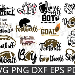 Football SVG Bundle: Funny Sayings, Mom Designs (cut Files) - Etsy