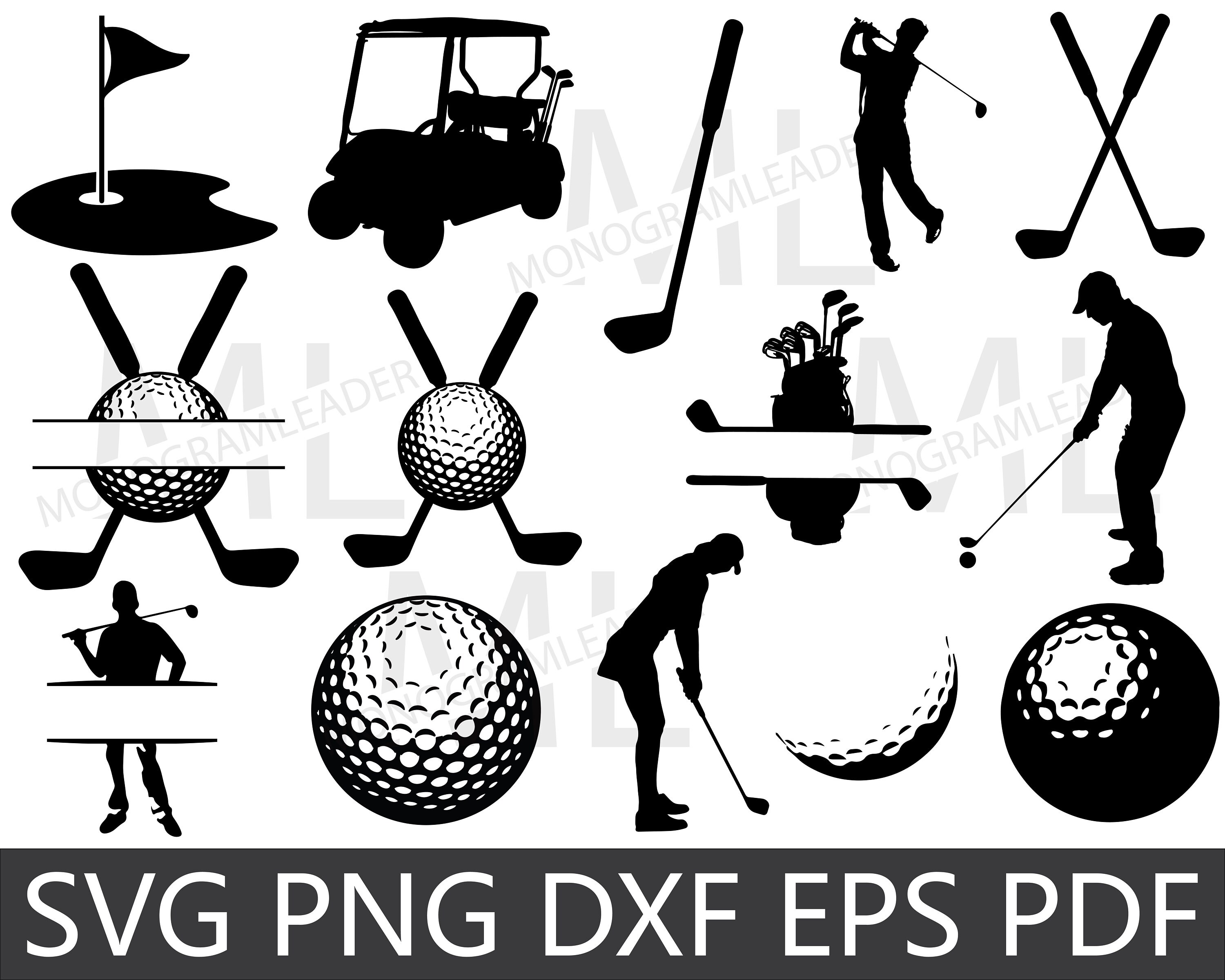Golf Svg | Golf SVG Bundle | Golf Ball SVG | Golf Png | Golf Clipart ...