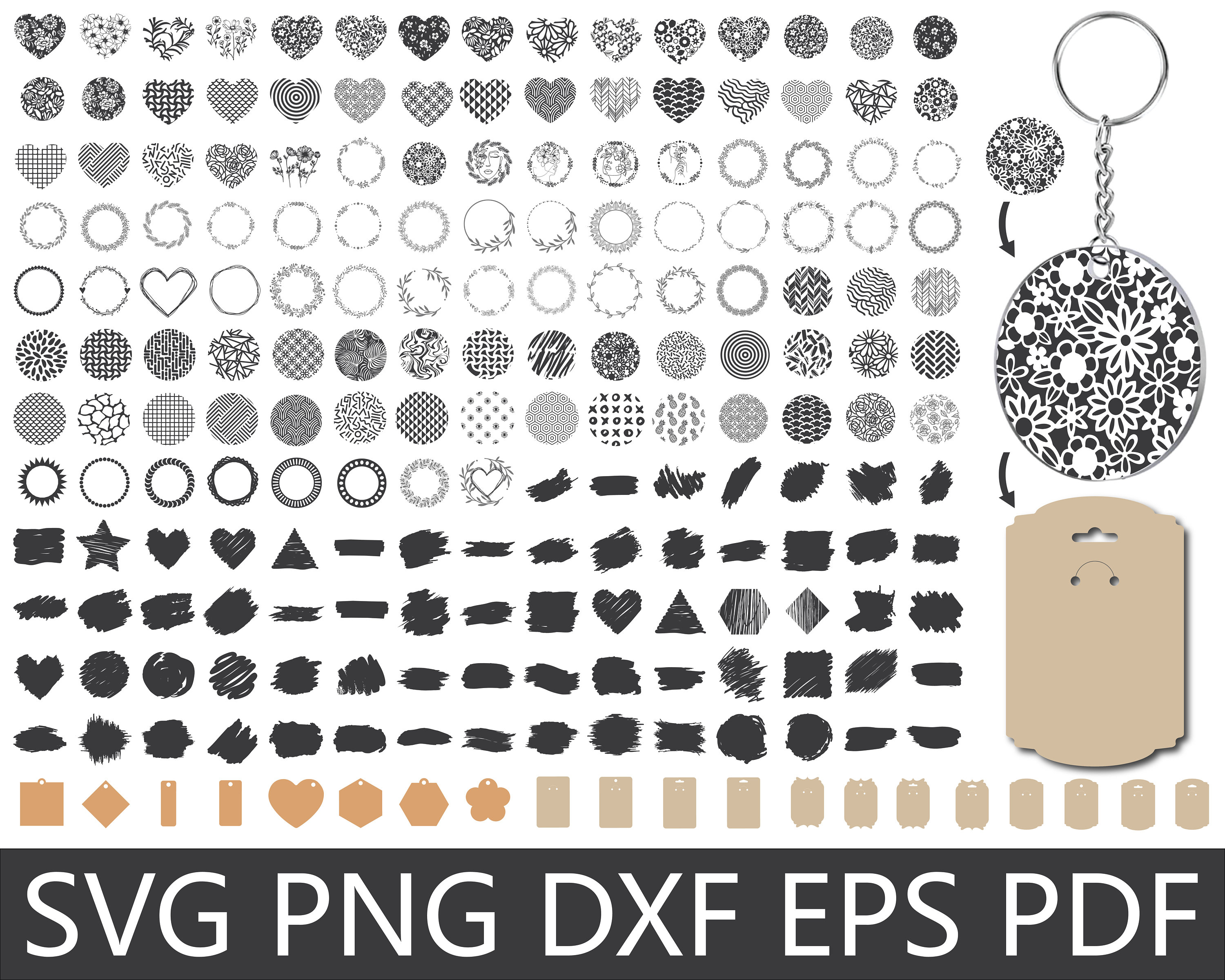 Keychain Svg Keychain Bundle Svg Keychain Pattern SVG - Etsy Australia