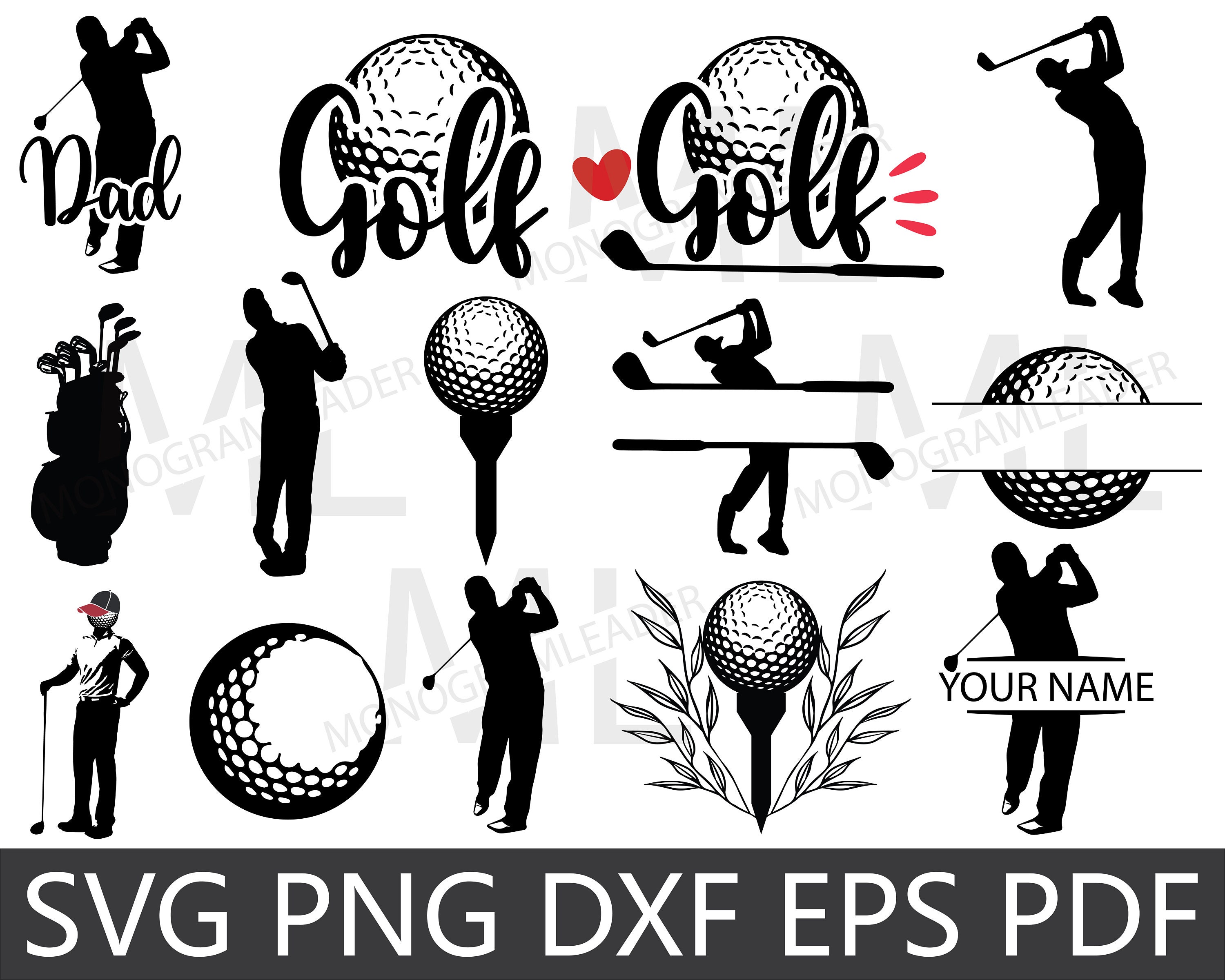 Golf Svg Golf SVG Bundle Golf Ball SVG Golf Png Golf - Etsy UK