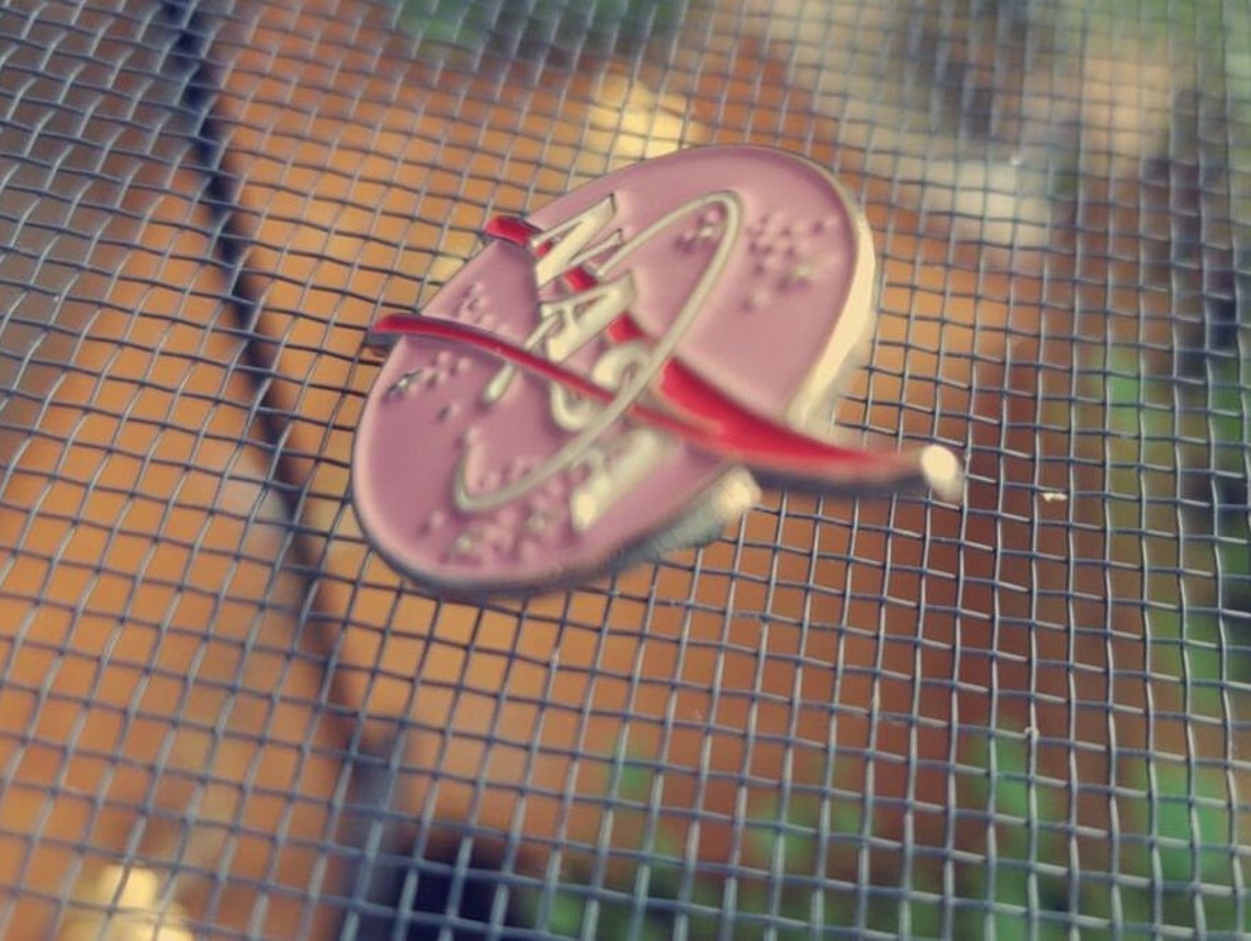Pastel Pink Space Pin - Etsy