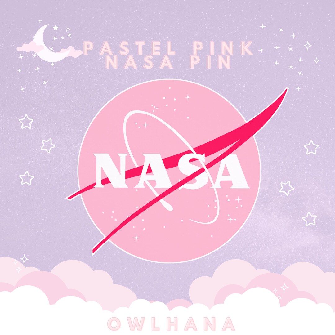 Pastel Pink Space Pin - Etsy