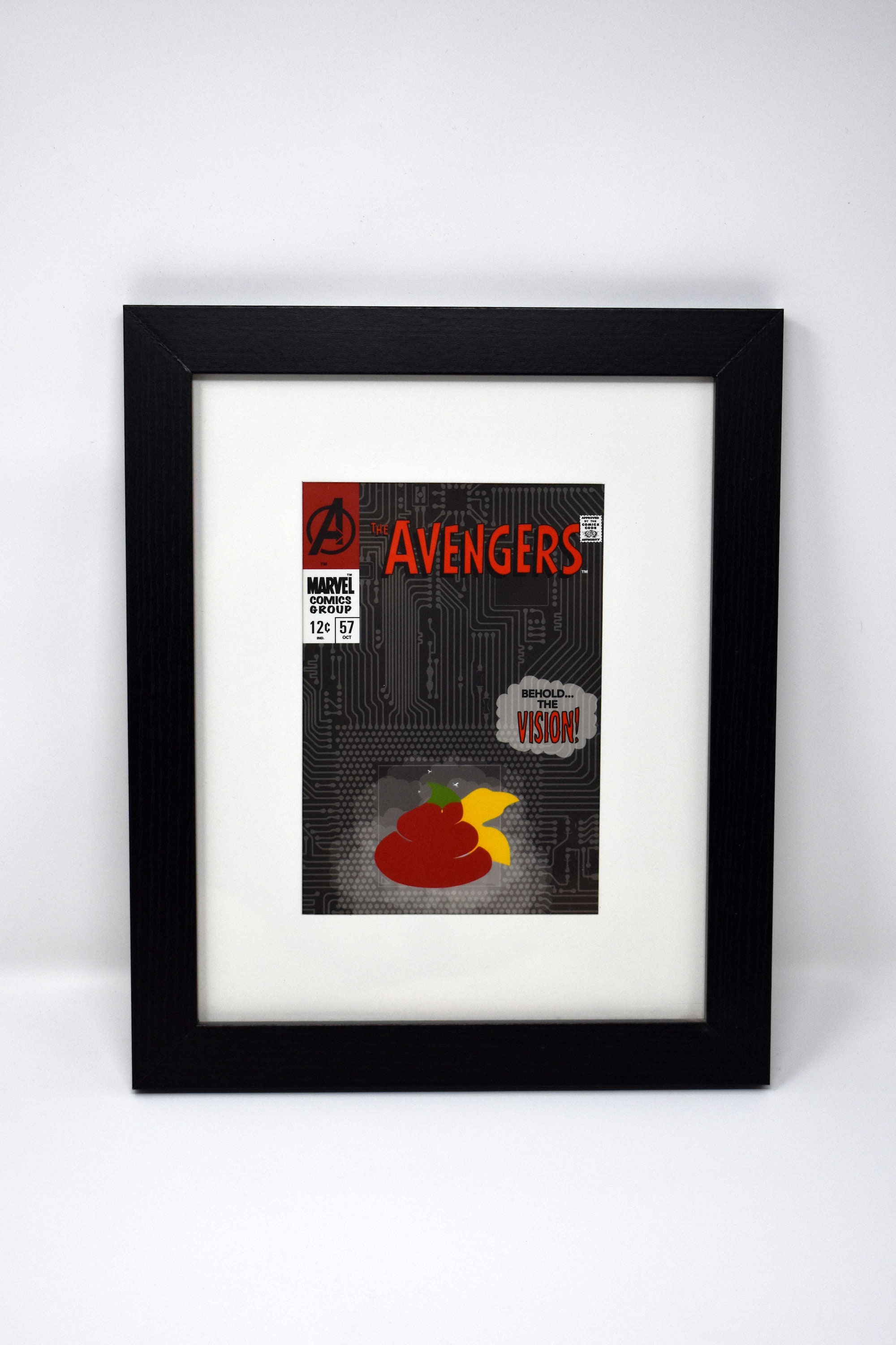 Vision Poop Poster Marvel Vision Bathroom Art Wall Decor - Etsy