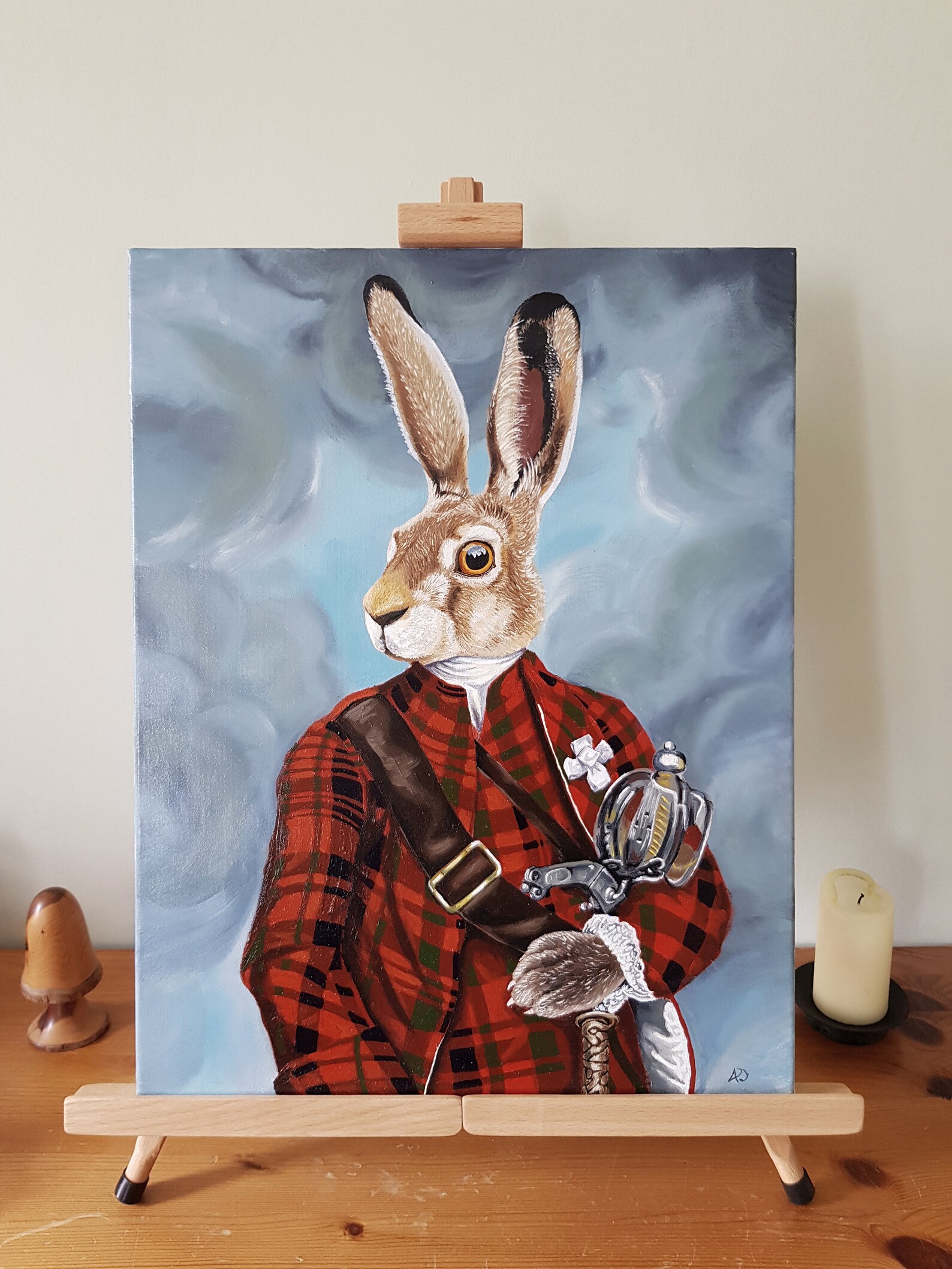 Jacobite Hare Anthropomorphic Historical Portrait Giclee Print - Etsy UK