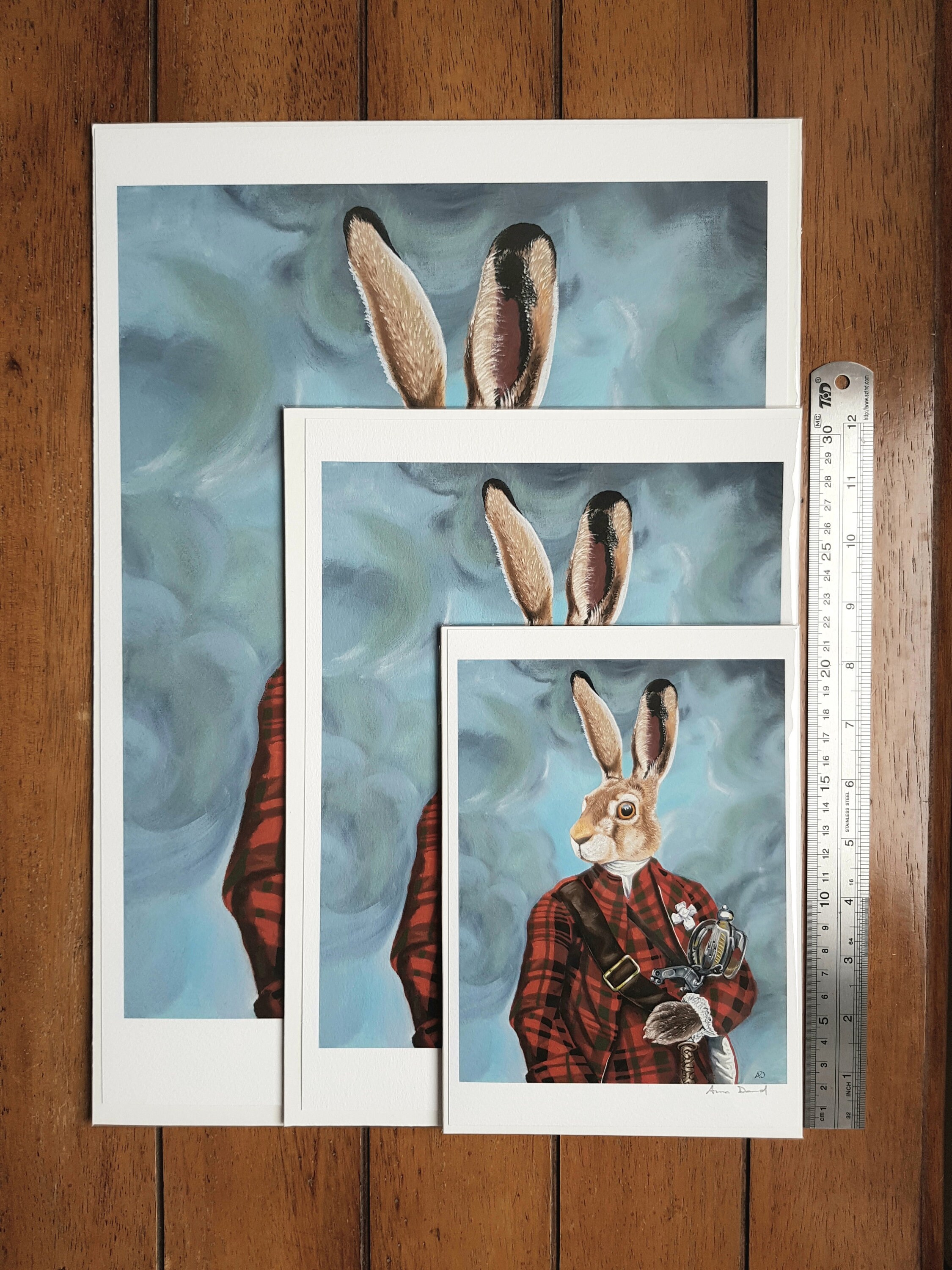 Jacobite Hare Anthropomorphic Historical Portrait Giclee Print - Etsy UK